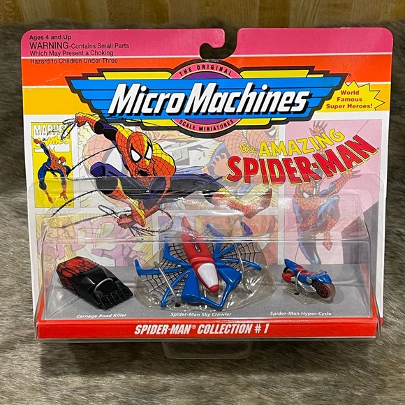 Marvel | Toys | 993 Vintage Galoob Micro Machines The Amazing Spiderman ...